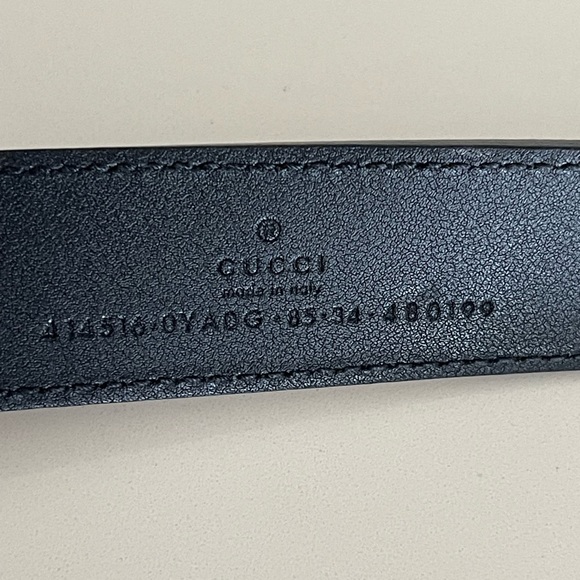 Gucci | Accessories | Authentic Gucci Black Belt W Receipt | Poshmark